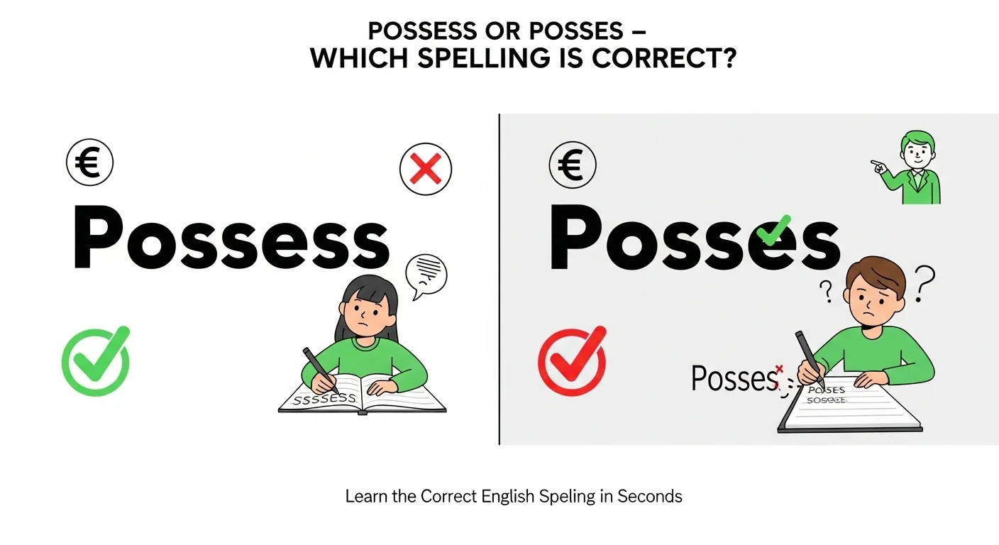 Possess vs Posses: What’s the Difference and Which Spelling Is Correct?