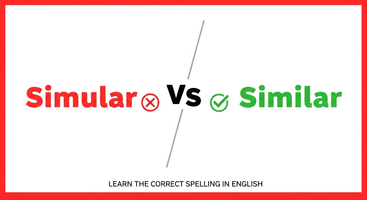 Simular vs Similar: Which Word Is Correct and How to Use It Properly?