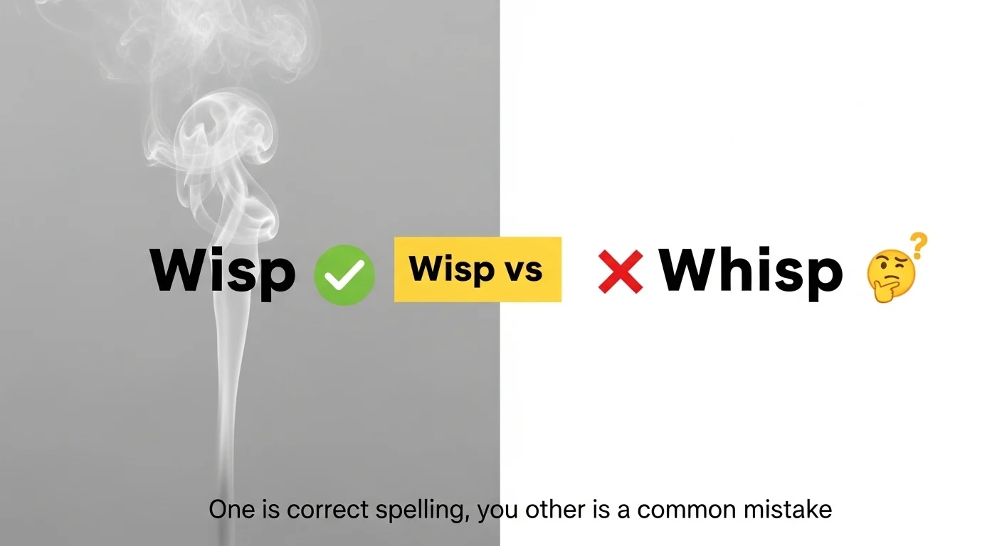 Wisp vs Whisp: Meaning, Correct Usage, and Common Mistakes Explained